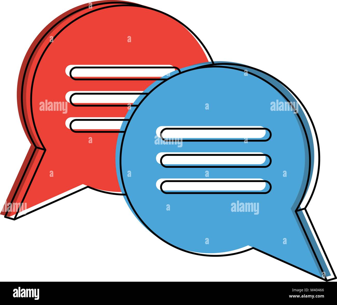 Chat bubble symbol Stock Vector Image & Art - Alamy