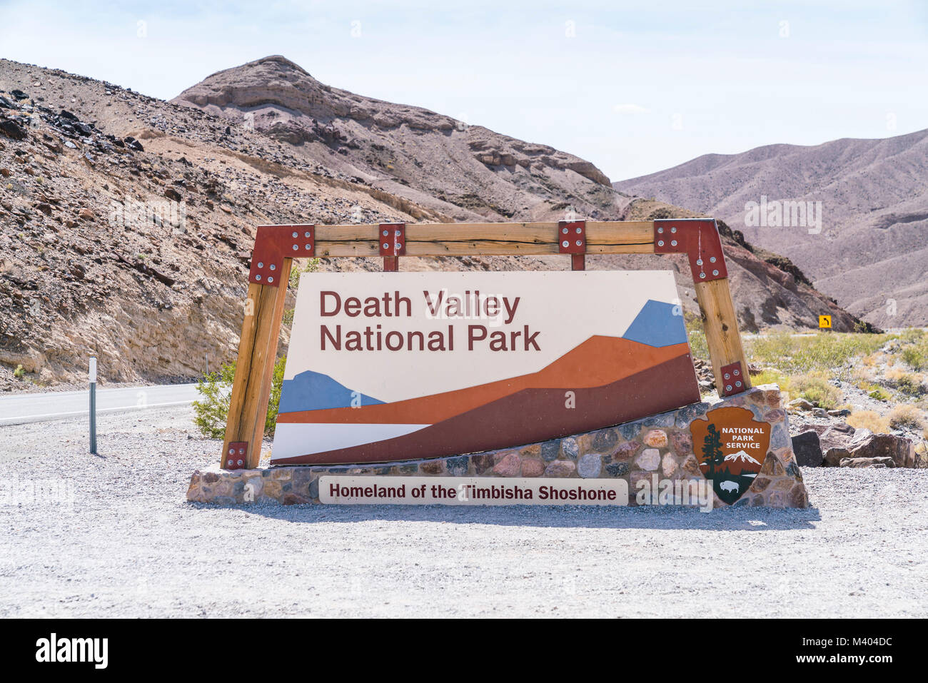Death valley national park entrance hi-res stock photography and images ...