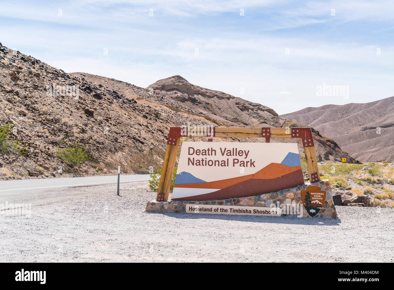 Death valley national park sign hi-res stock photography and images - Alamy