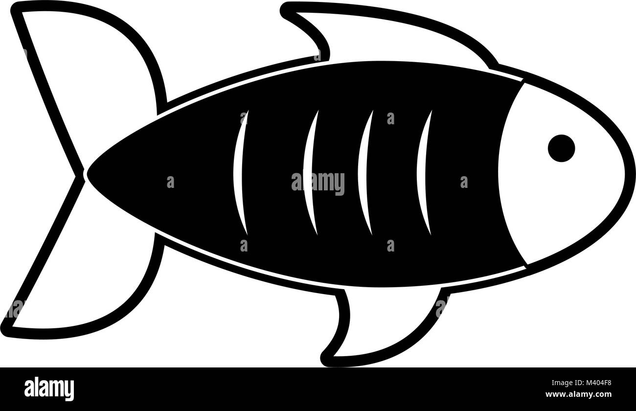 Fish seafood symbol Stock Vector Image & Art - Alamy