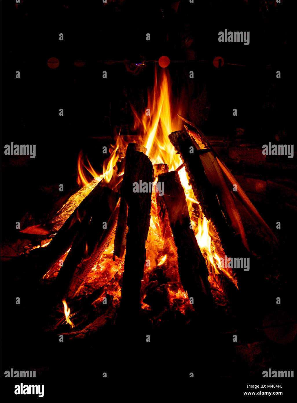 we love bonfire in cold Stock Photo - Alamy