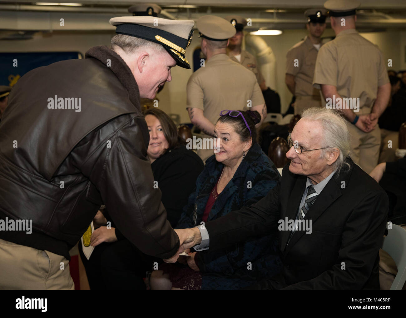 NORFOLK, Va. (Feb. 5, 2018) -- Capt. Richard McCormack, USS Gerald R ...