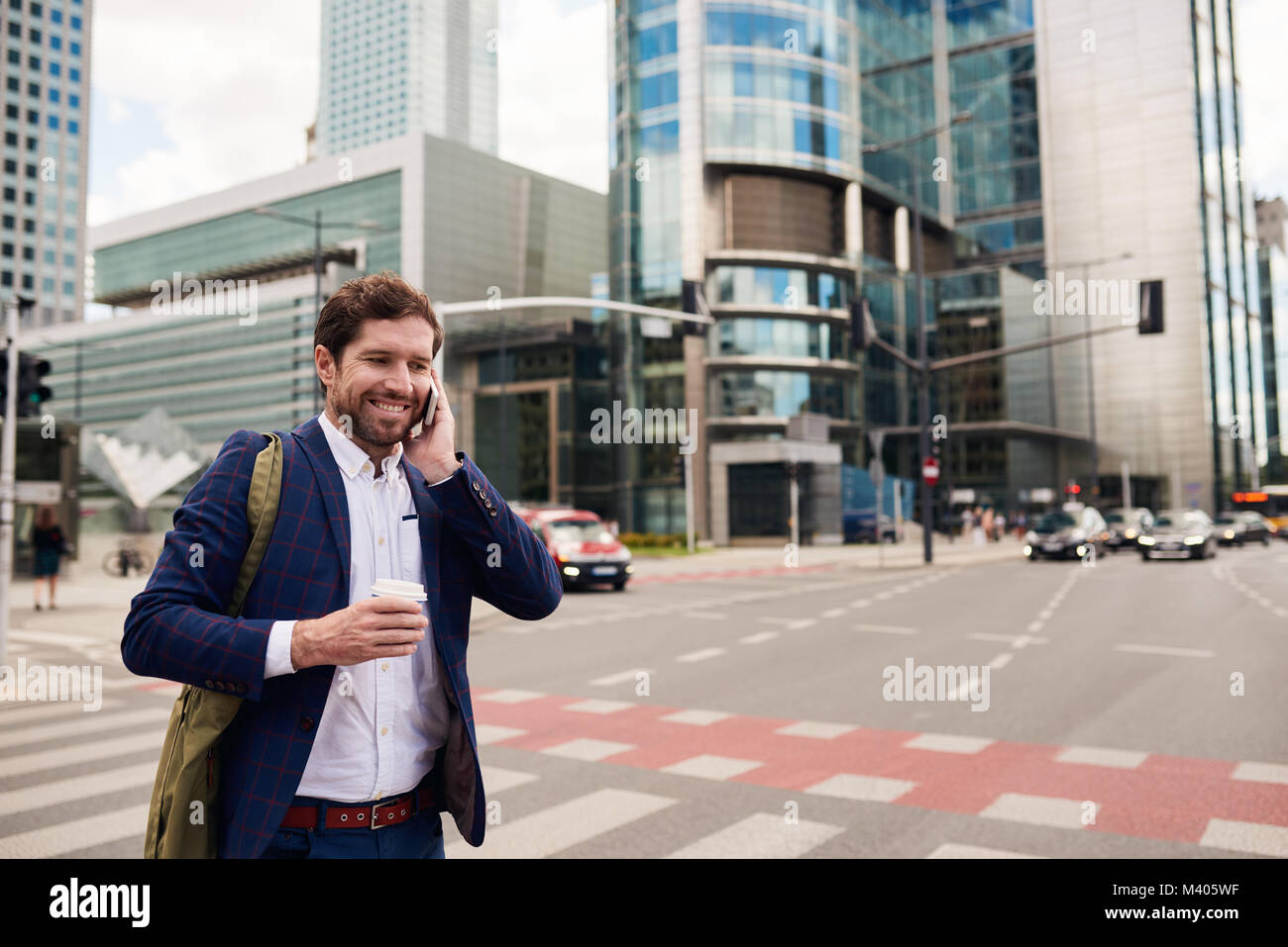 Man at work at buildings hi-res stock photography and images - Alamy