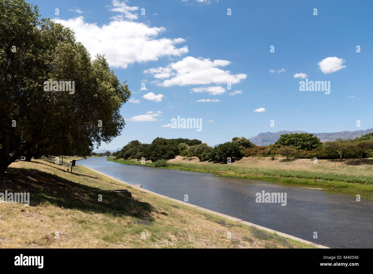 The Berg River passing through Paarl, Western Cape South Africa ...