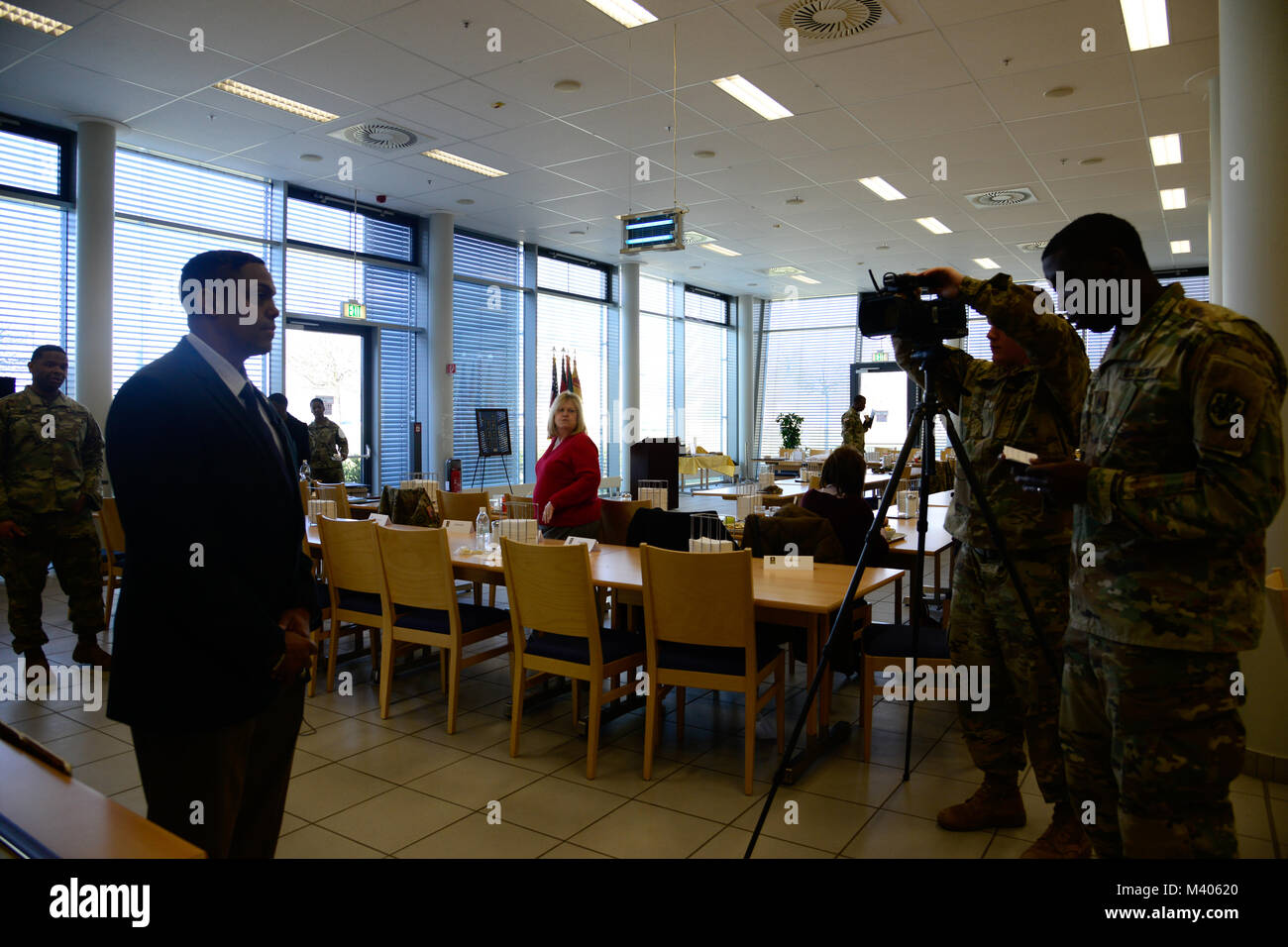 Forces network interview hi-res stock photography and images - Alamy