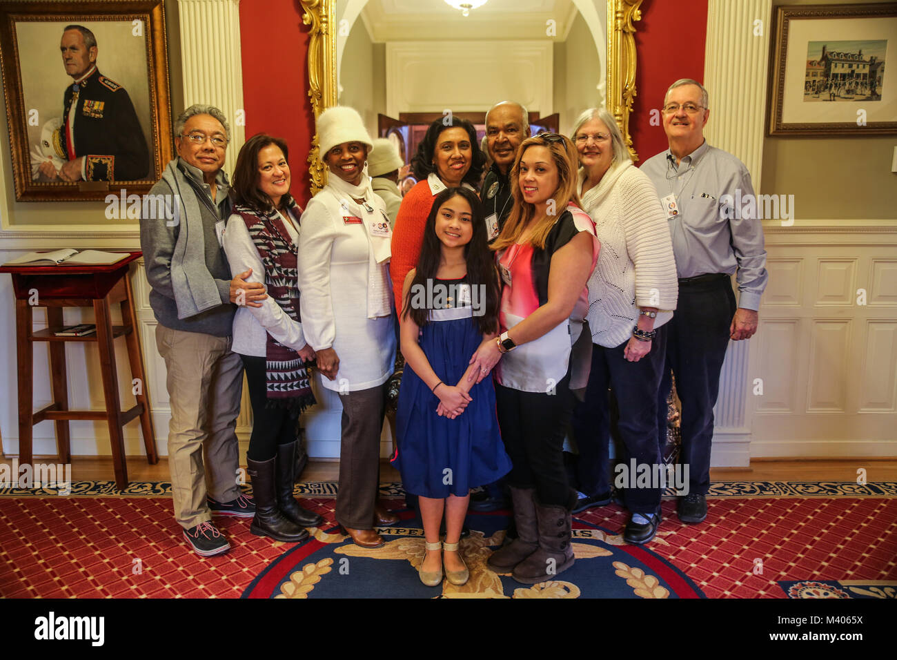 Marine Barracks Washington was honored to host five Gold Star Families ...