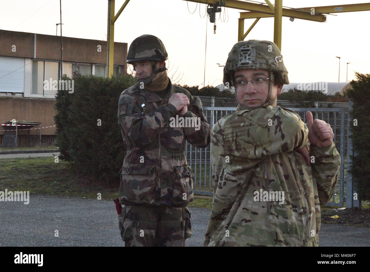 Paratroopers from the French 11th Parachute Brigade and the 173rd ...