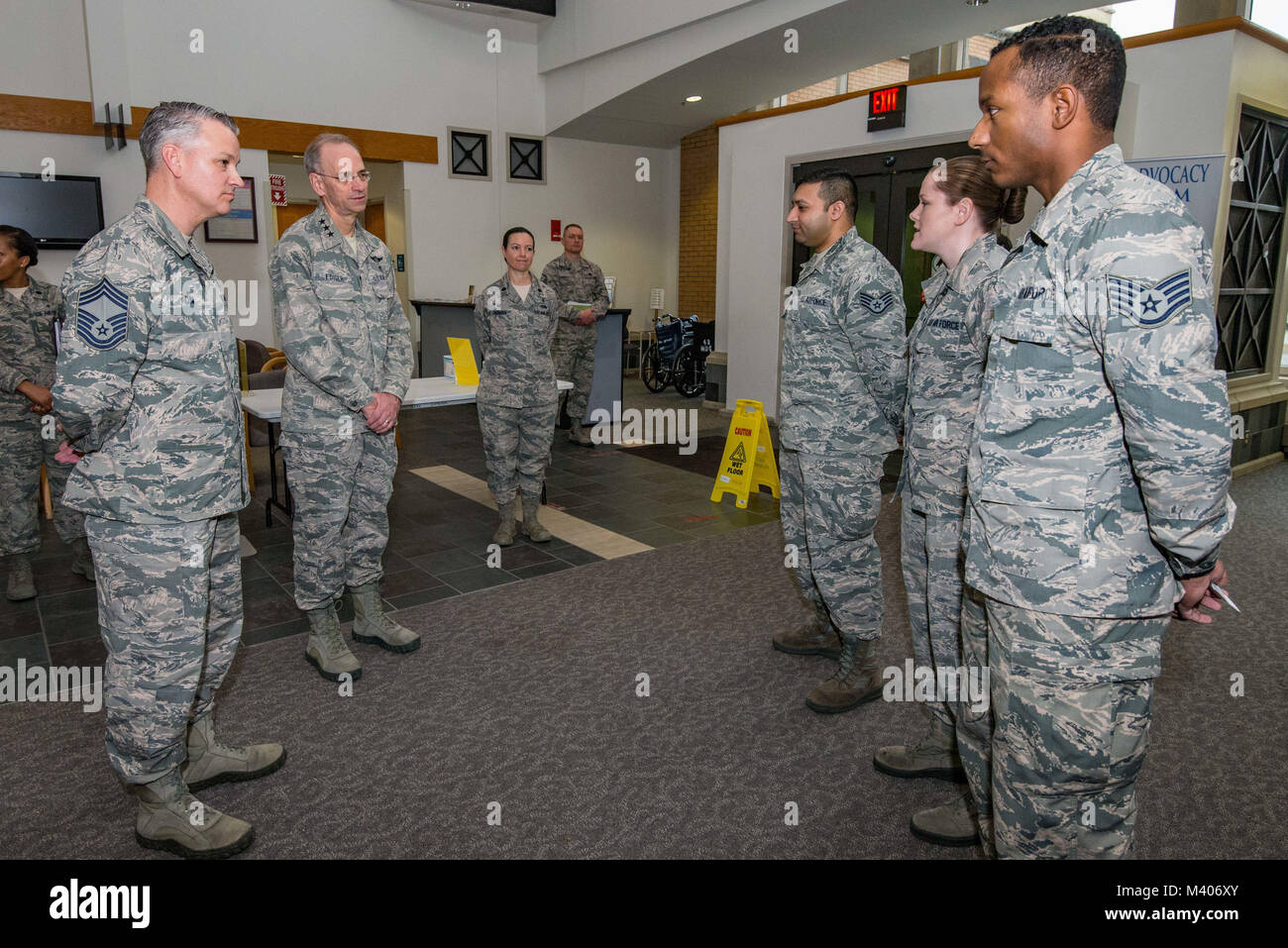 Lt. Gen. Mark A. Ediger, Air Force surgeon general, and Chief Master ...