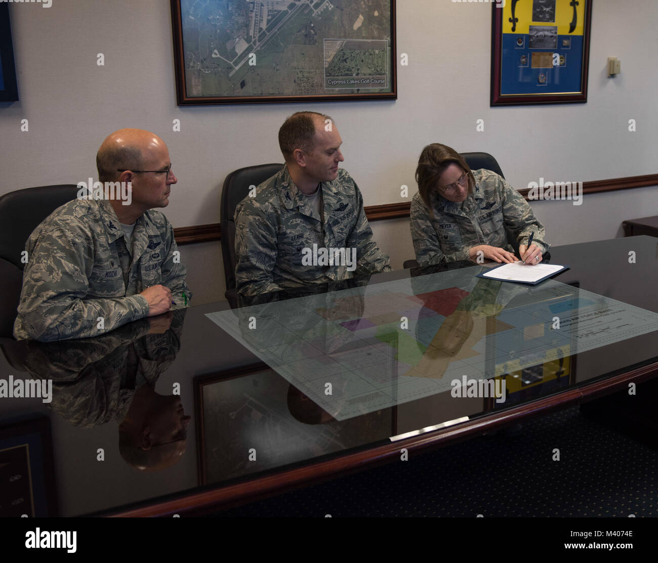 Col. Ruth Meyer (right),621st Contingency Response Wing individualized ...