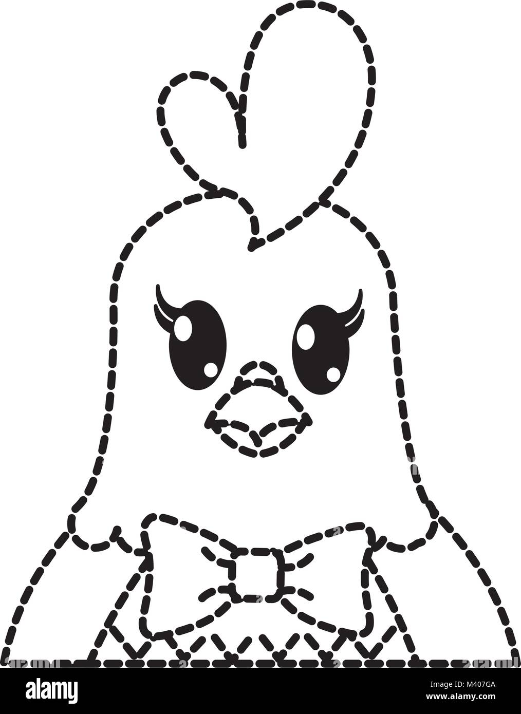 Dotted hen Stock Vector Images - Alamy