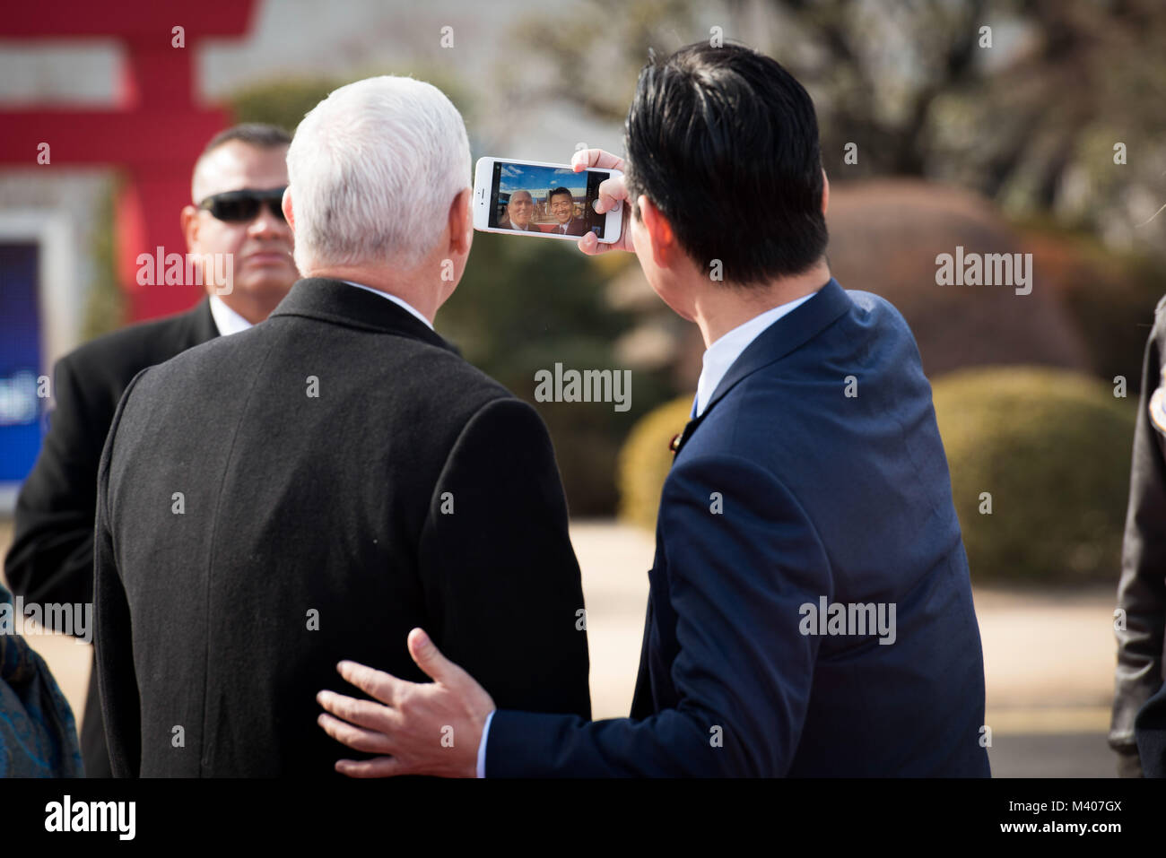Vice President of the United States Michael Pence poses for a photo ...