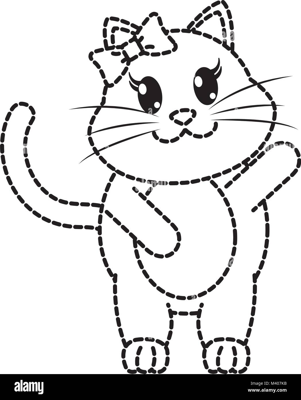 She Cat Lineart