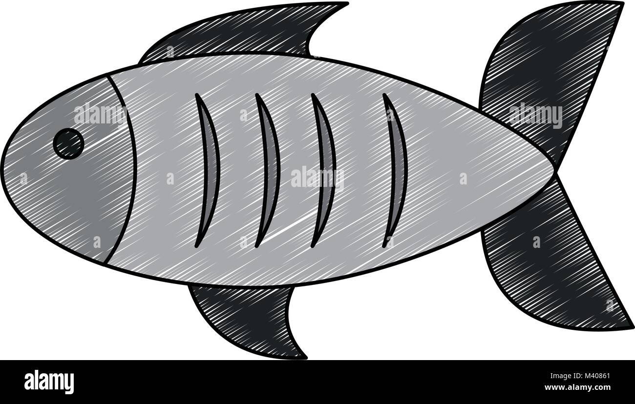 Fish seafood symbol Stock Vector Image & Art - Alamy