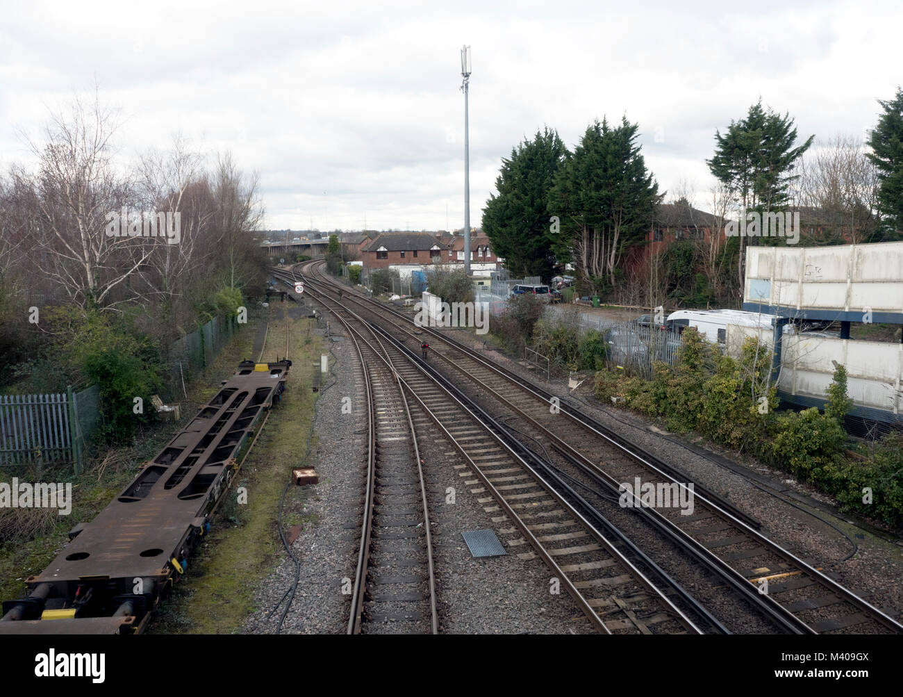 Freight trains siding hi-res stock photography and images - Alamy