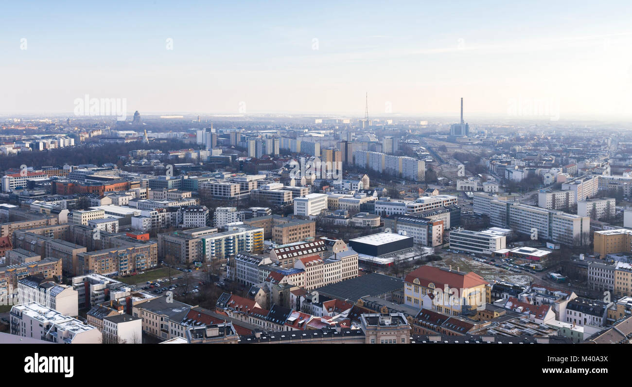 leipzig germany from above Stock Photo - Alamy