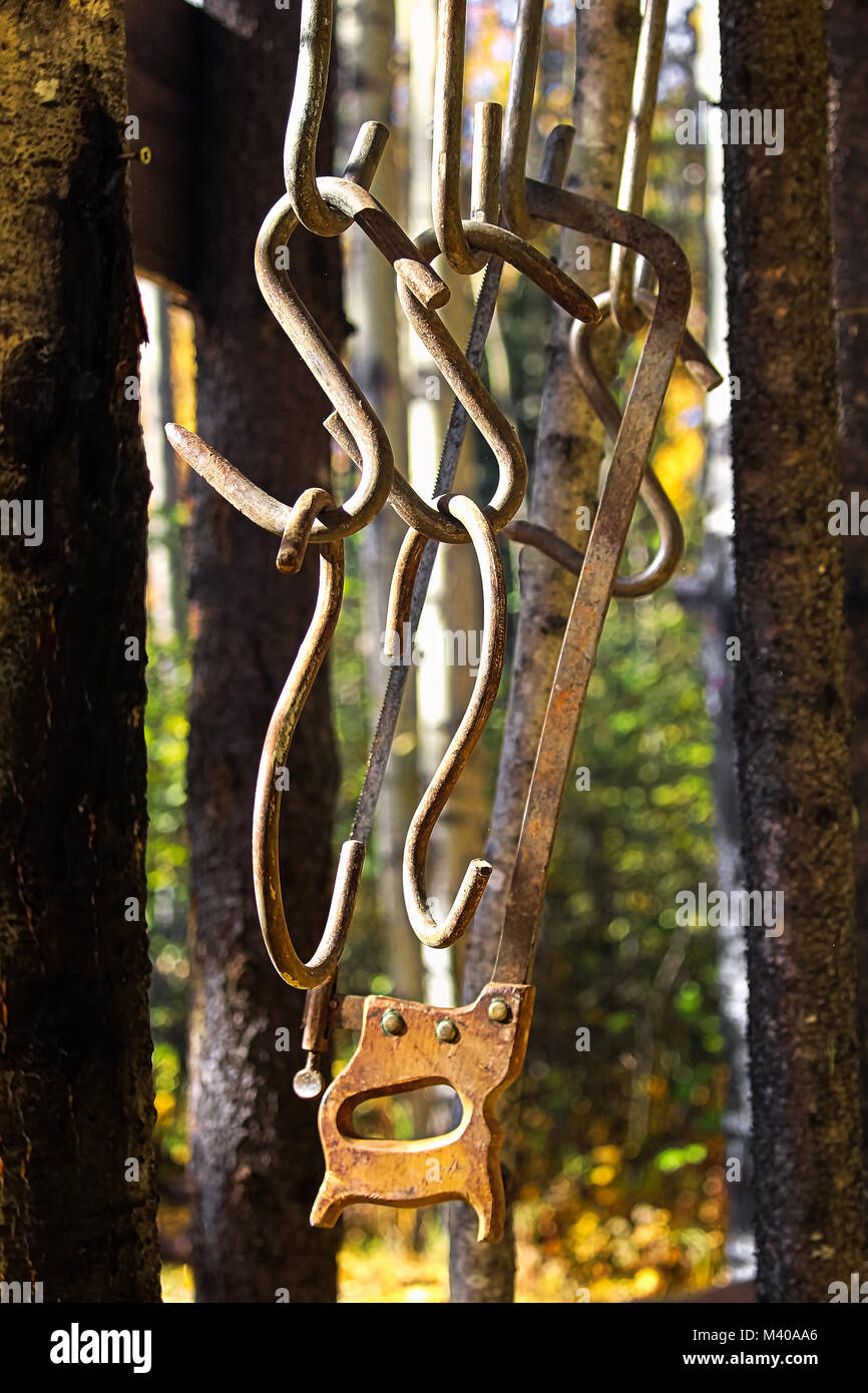 Meat hooks hi-res stock photography and images - Alamy