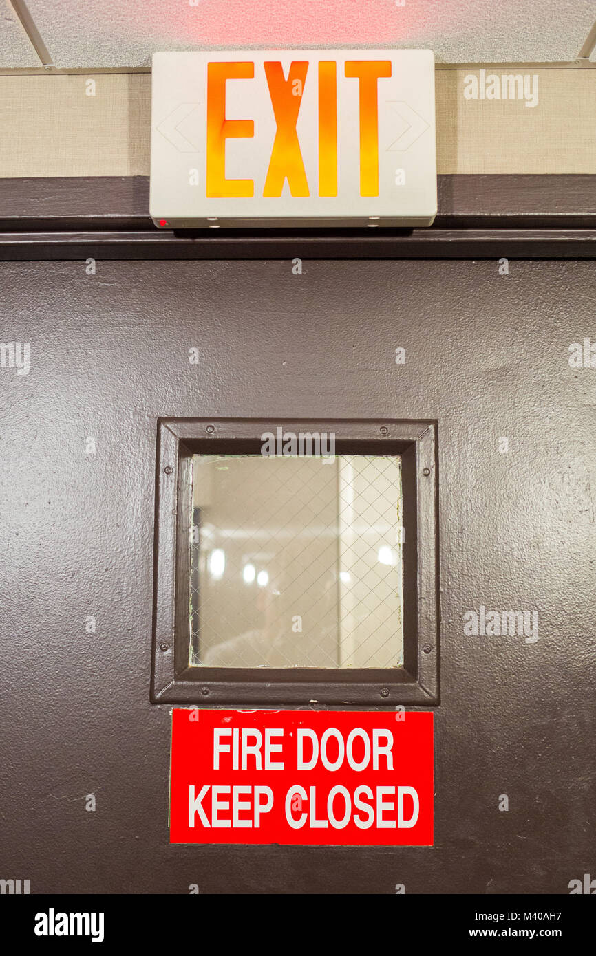 Emergency exit only sign hi-res stock photography and images - Alamy
