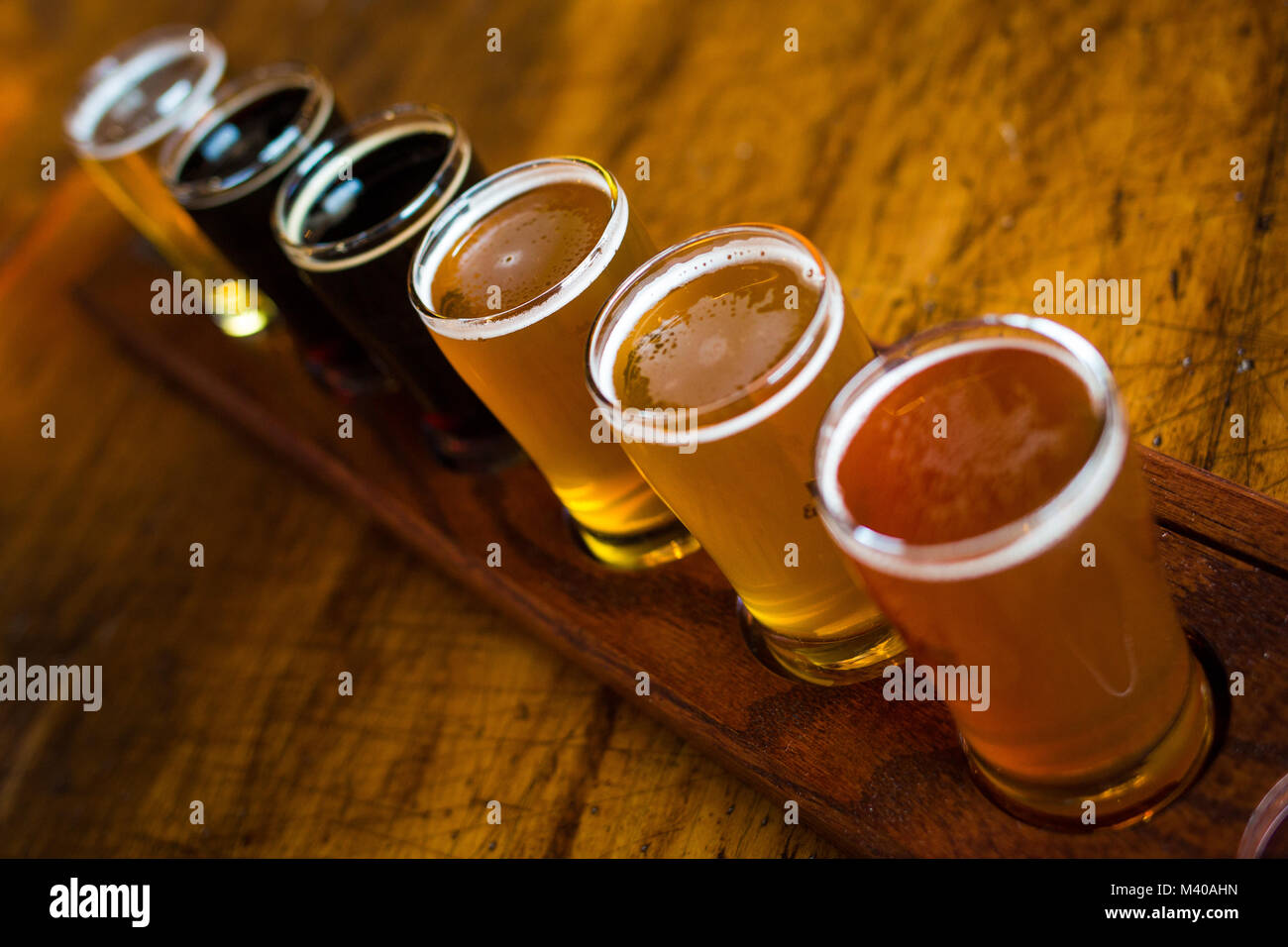 Beers on tray hi-res stock photography and images - Alamy