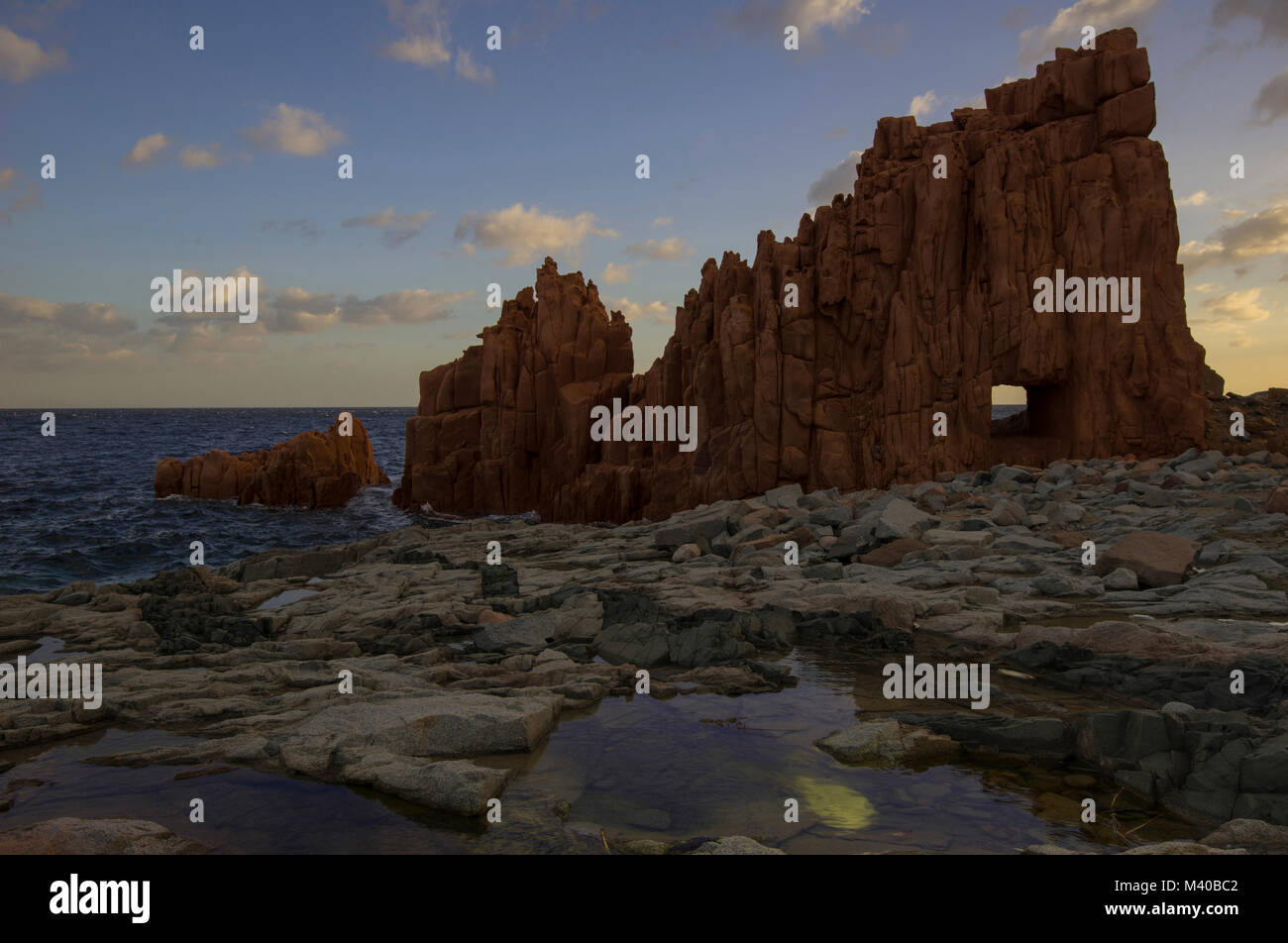 arbatax, red rocks Stock Photo - Alamy