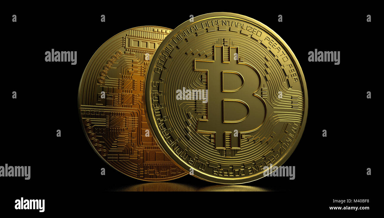 Extremely detailed and realistic high resolution 3D Bitcoin Image Stock ...