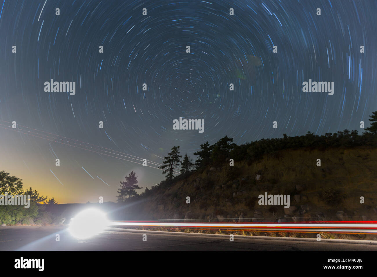 Long exposure night sky hi-res stock photography and images - Alamy