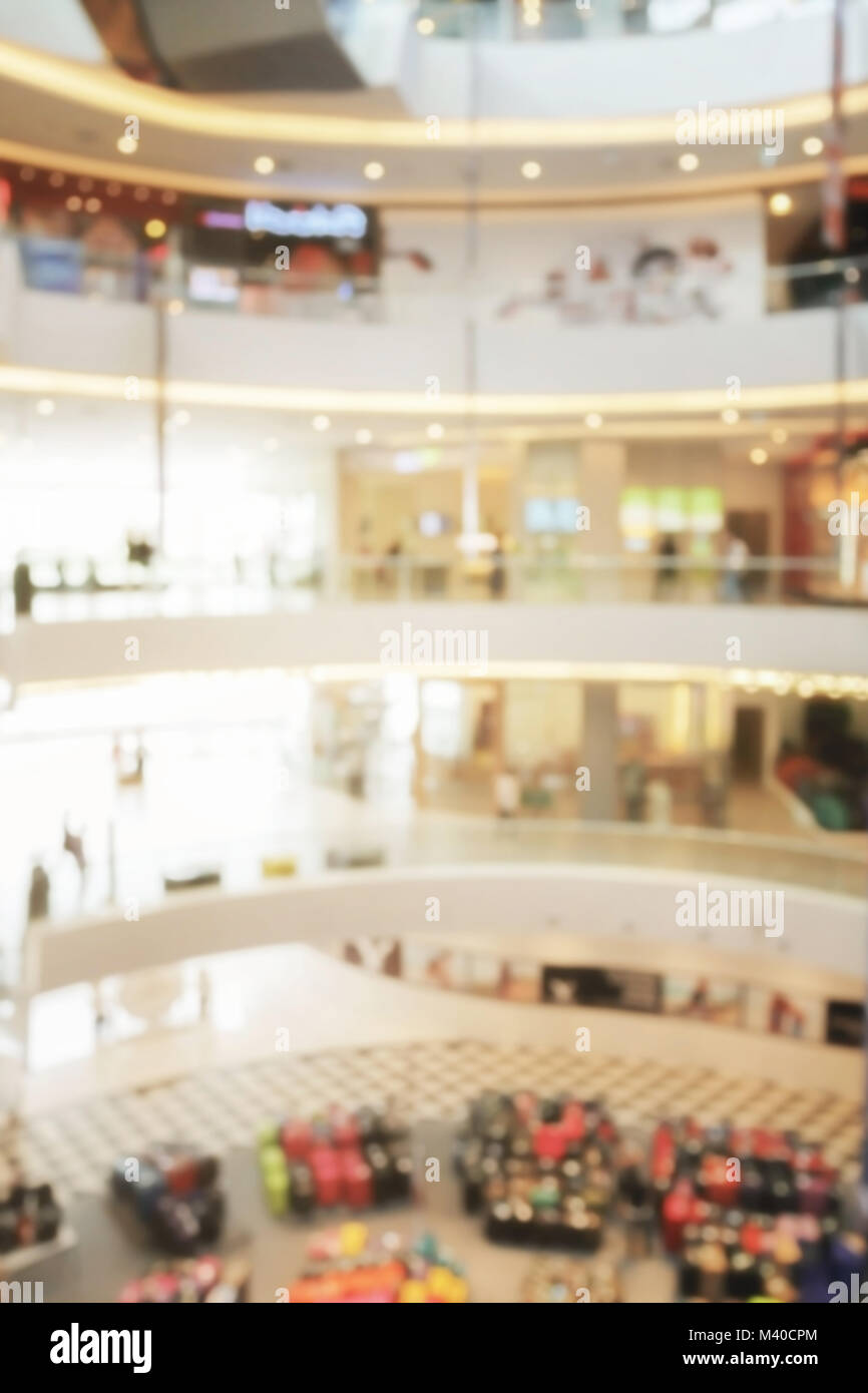 Blurred background department store Stock Photo - Alamy