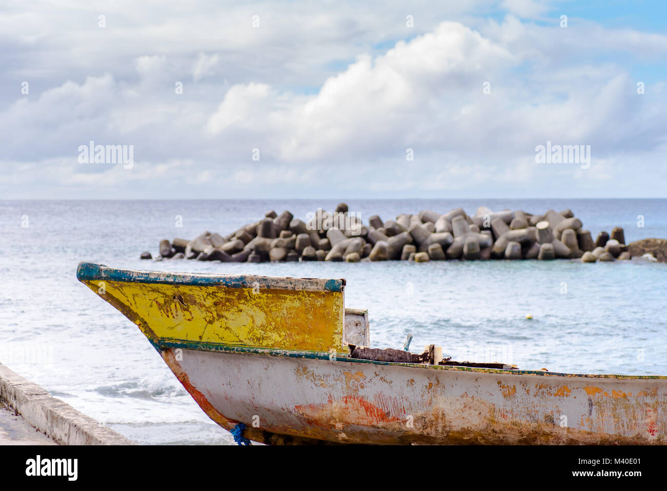 Boat at Ivana, Batanes, Philippines Stock Photo - Alamy