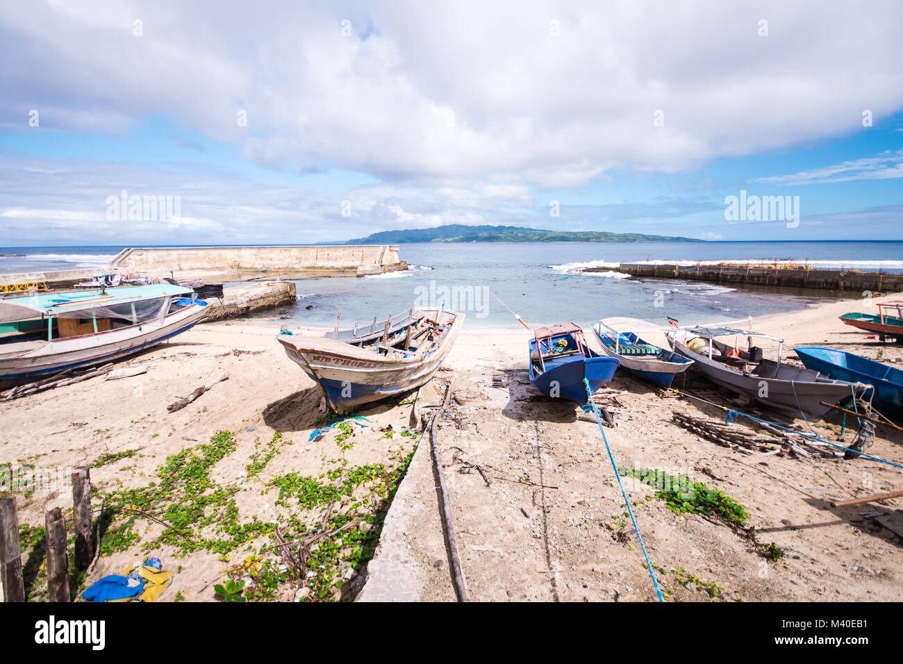 Fishing boat at Sabtang, Batanes, Philippines Stock Photo - Alamy