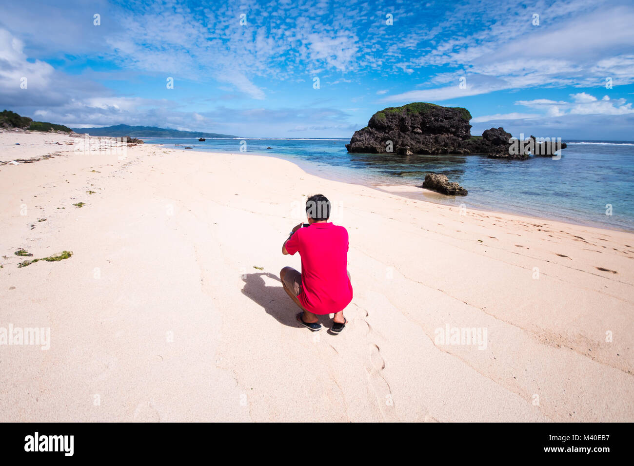 Beautiful blue waters of Sabtang, Batanes, Philippines Stock Photo - Alamy