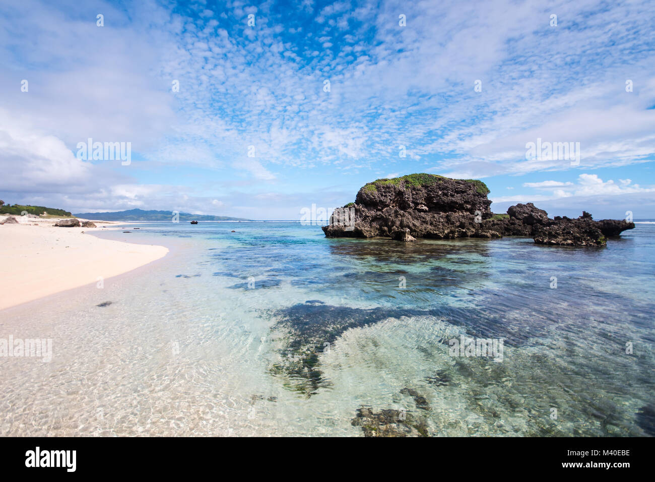 Beautiful blue waters of Sabtang, Batanes, Philippines Stock Photo - Alamy