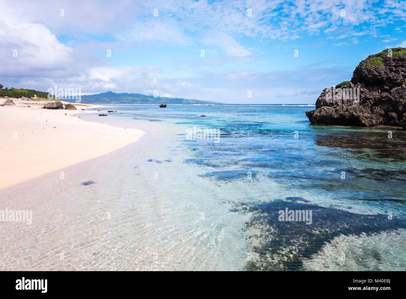 Beautiful blue waters of Sabtang, Batanes, Philippines Stock Photo - Alamy