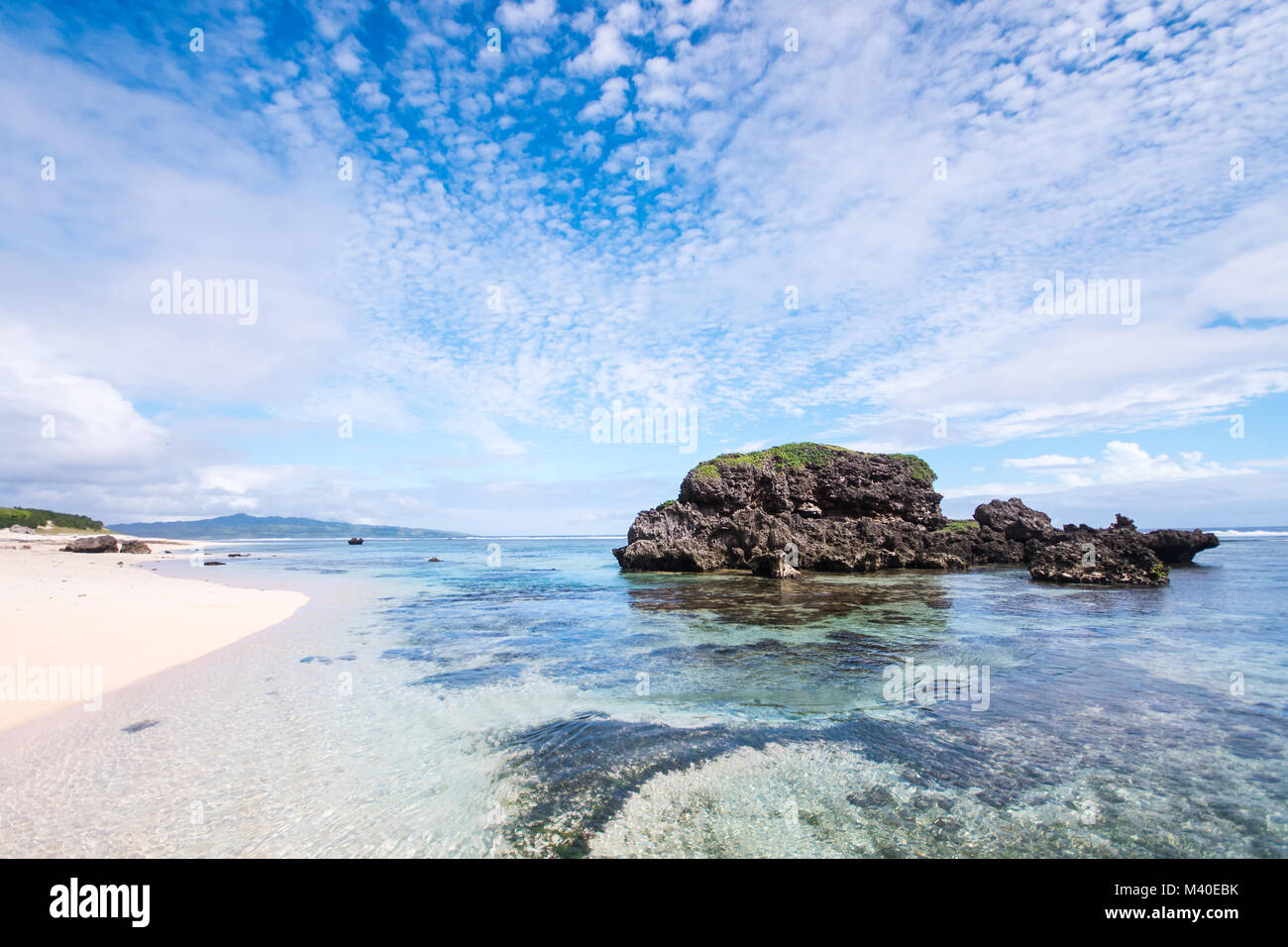 Beautiful blue waters of Sabtang, Batanes, Philippines Stock Photo - Alamy