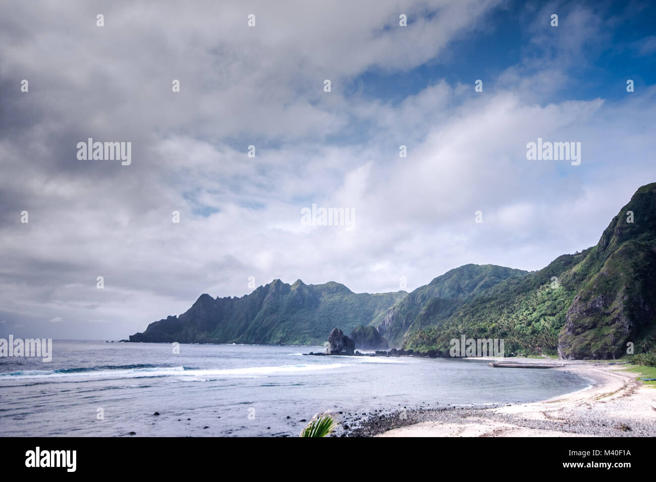 Road to heritage village of Chavayan, Sabtang, Batanes, Philippines ...