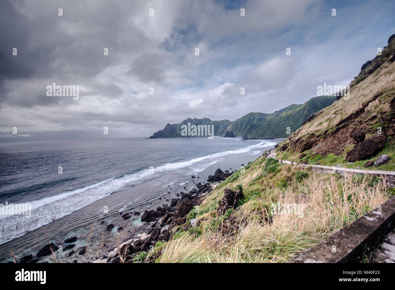 Road to heritage village of Chavayan, Sabtang, Batanes, Philippines ...