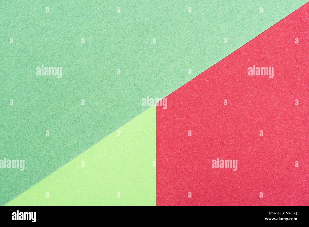 close-up shot of abstract composition made of colored papers for ...