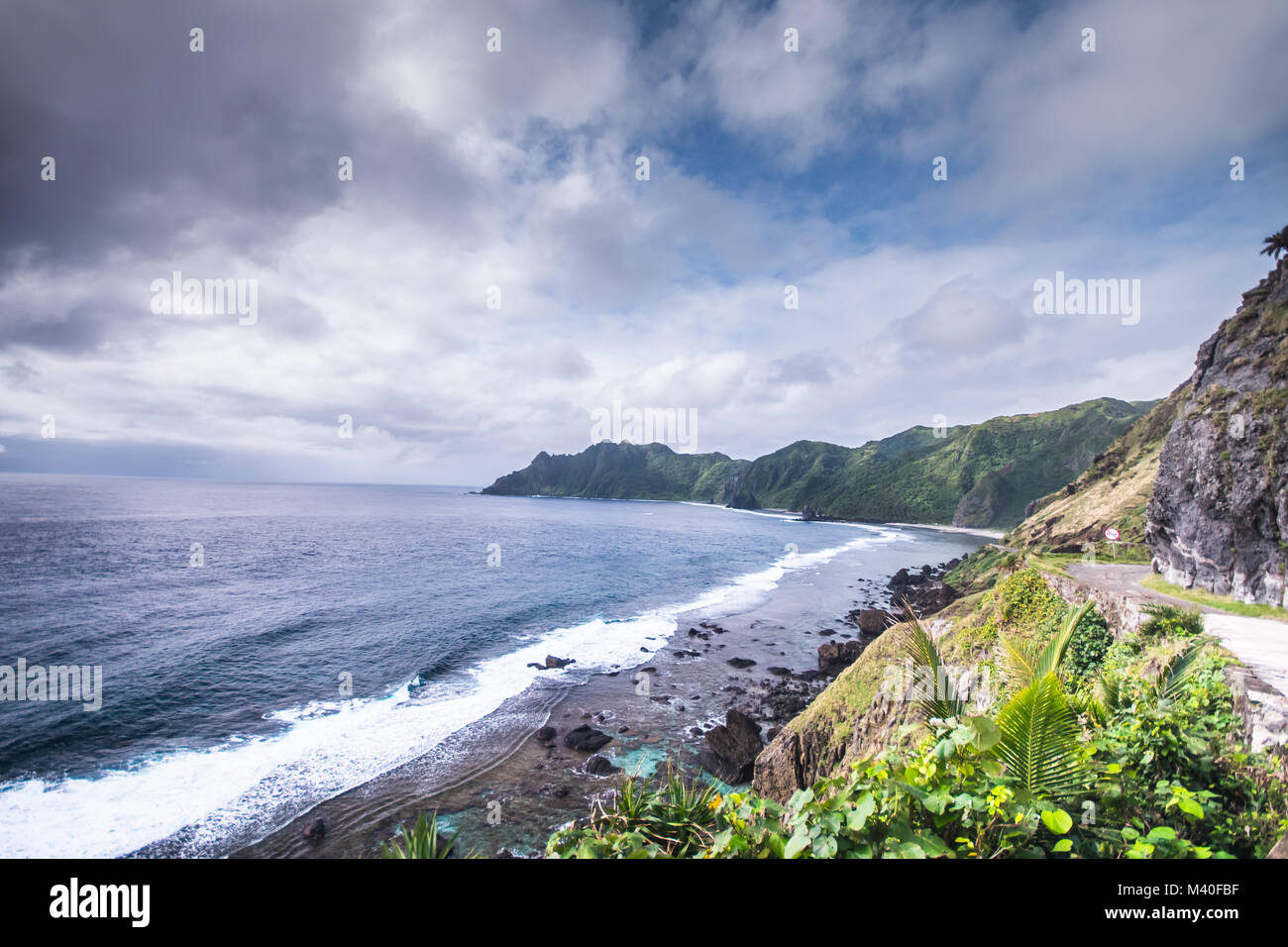Road to heritage village of Chavayan, Sabtang, Batanes, Philippines ...