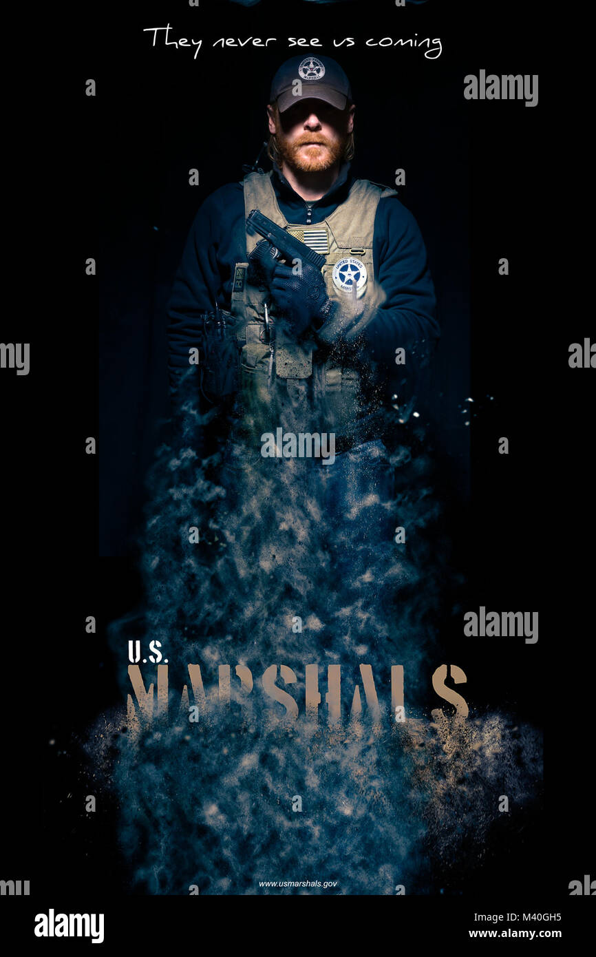 Fugitive Operations Poster by U.S. Marshals Service Stock Photo - Alamy