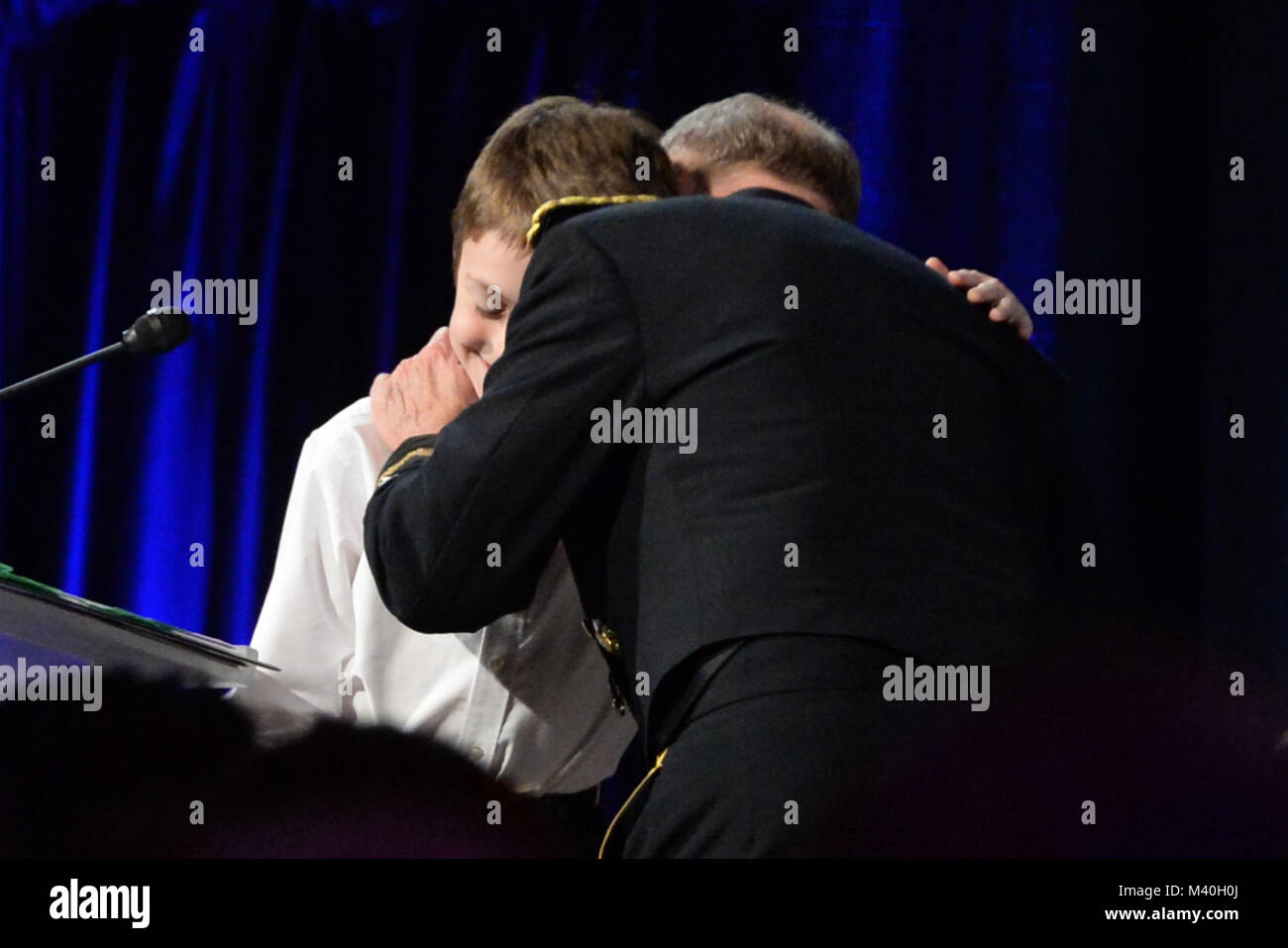 Chairman of the Joint Chiefs of Staff Army Gen. Martin E. Dempsey hugs ...