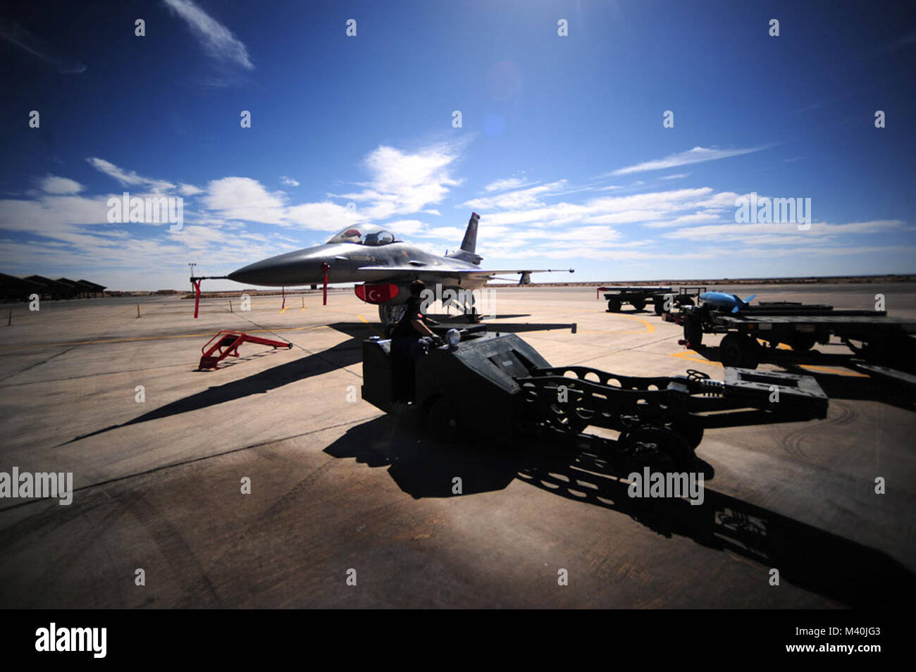 Turkish Air Force weapons load team competes in a loading competition ...