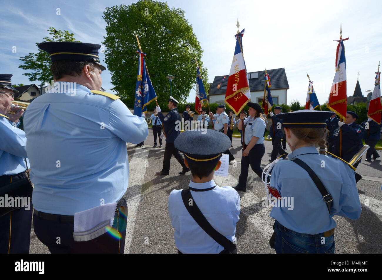 American military members, Frenchmen and French military veterans ...