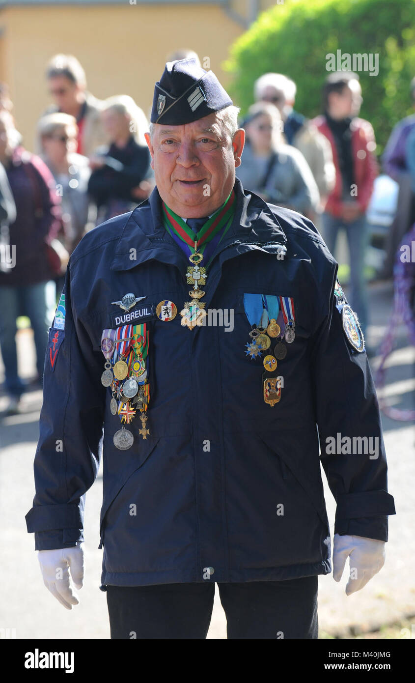 American military members, Frenchmen and French military veterans ...