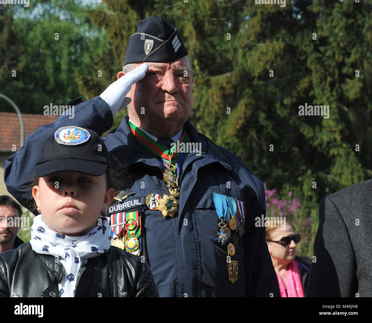 American military members, Frenchmen and French military veterans ...