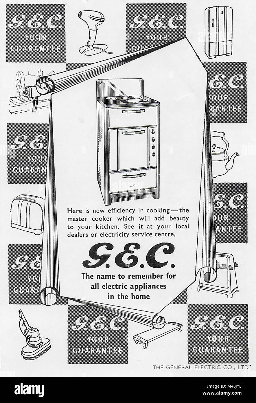 1950s appliance advertisement High Resolution Stock Photography and ...