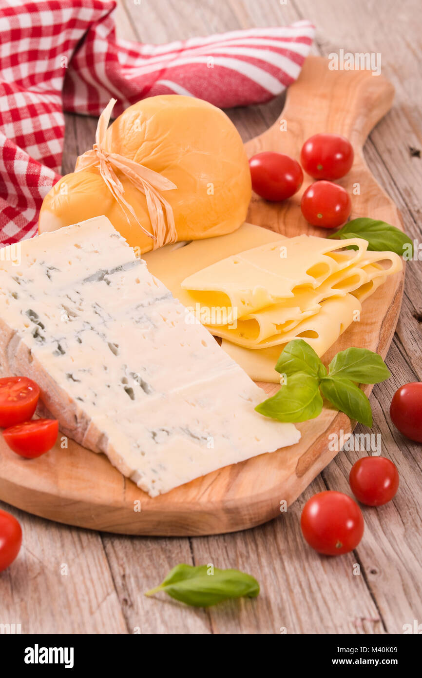 Various type of italian cheeses Stock Photo - Alamy