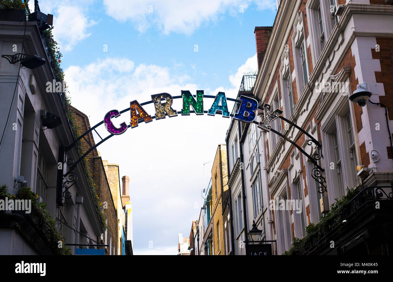 Carnaby street sign hi-res stock photography and images - Alamy