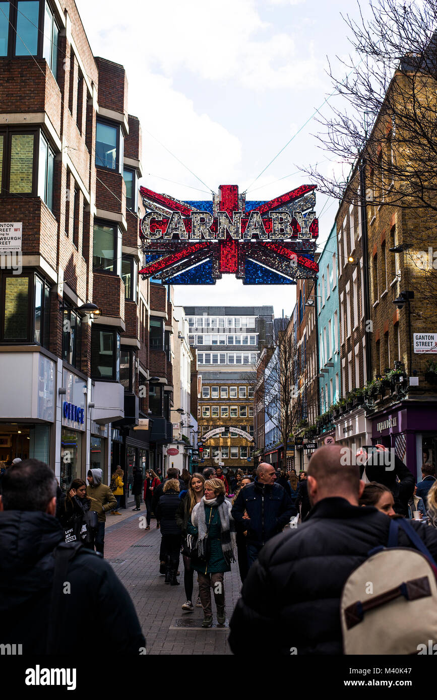 Carnaby Street sign, London, UK Stock Photo - Alamy