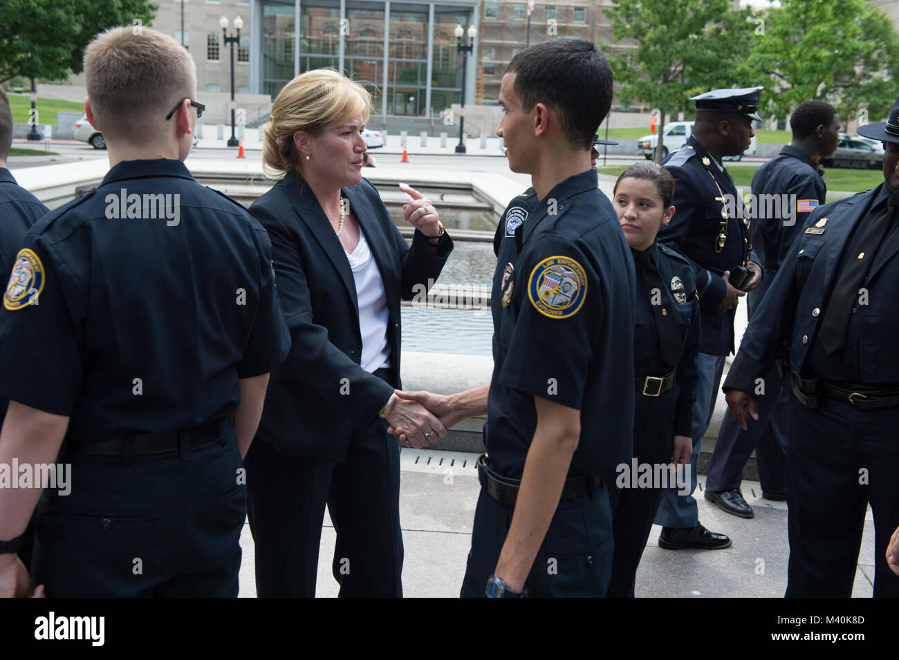 USMS Director Stacia Hylton-204 by U.S. Marshals Service Stock Photo ...