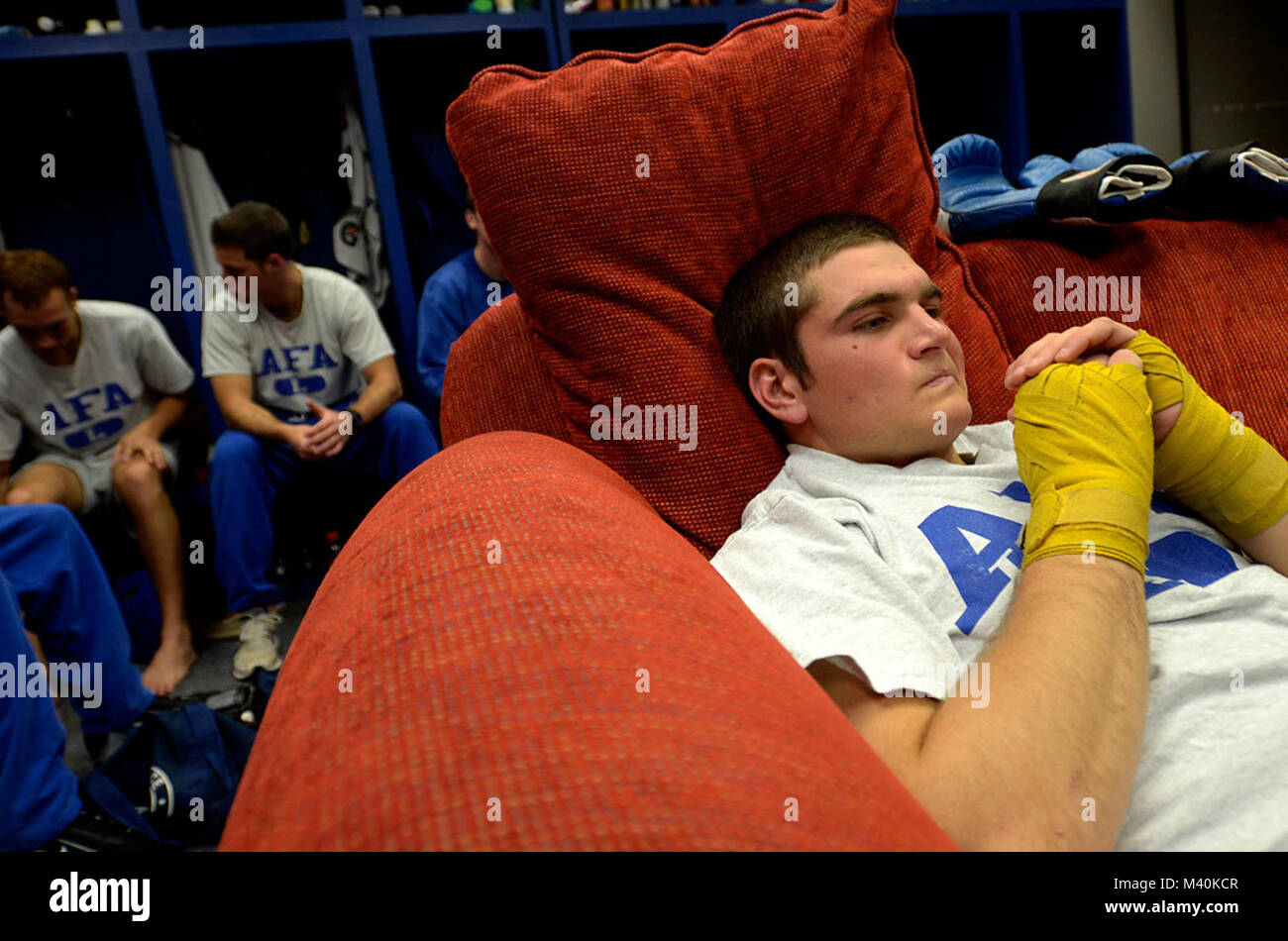 U.S. Air Force Academy Cadet Third Class Derek Demyanek finishes ...