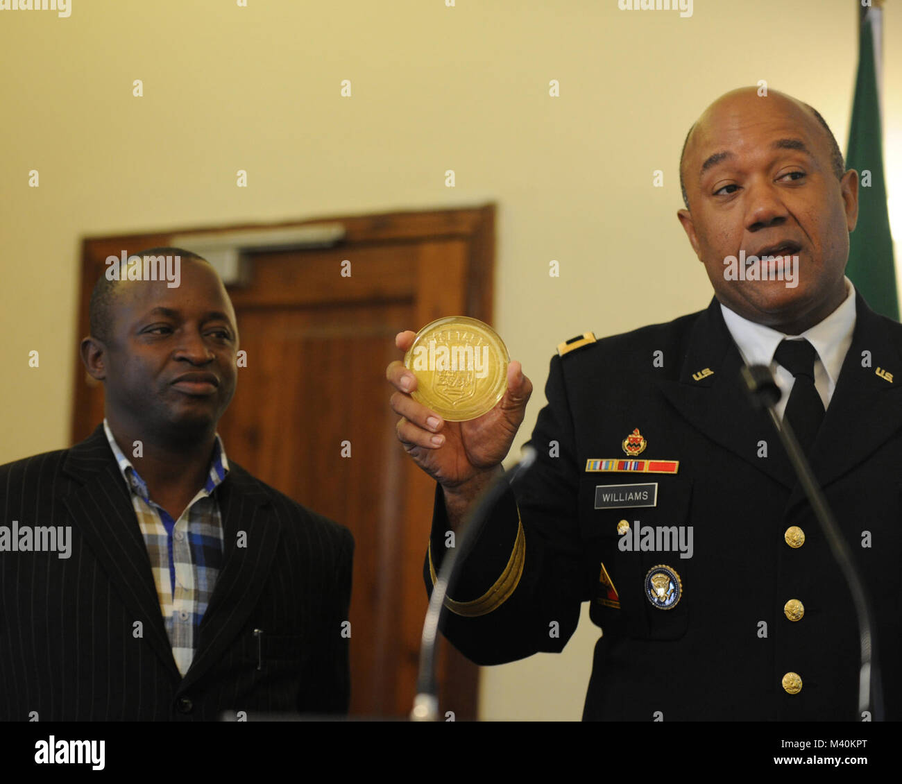 U.S. Army Maj. Gen. Darryl Williams, the commander of U.S. Army Africa ...