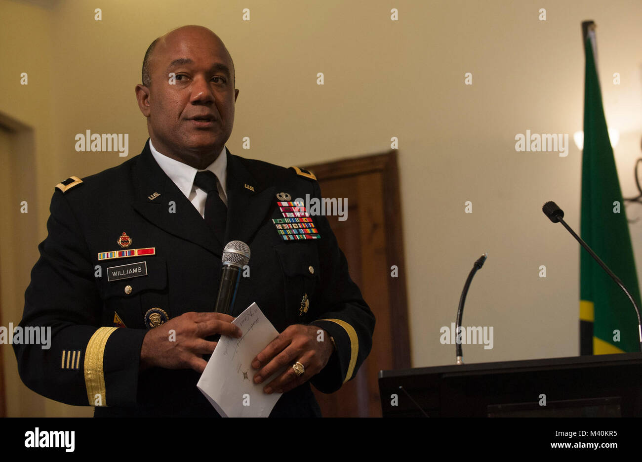 U.S. Army Maj. Gen. Darryl Williams, the commander of U.S. Army Africa ...